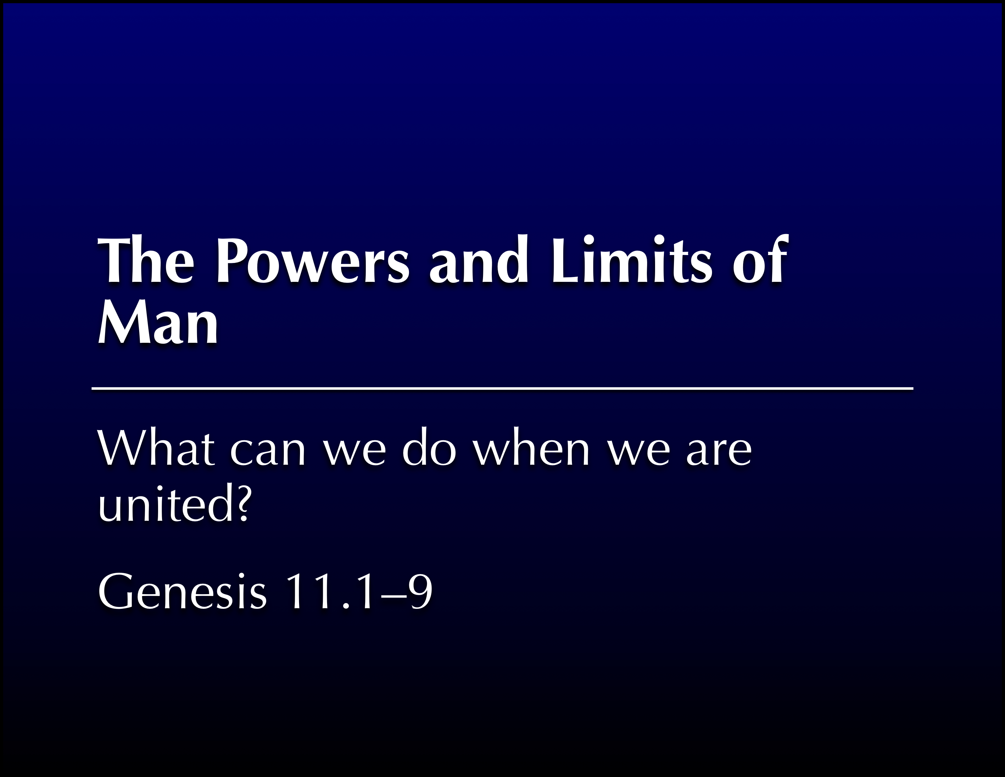 » powers-of-man Savage Street Church of Christ